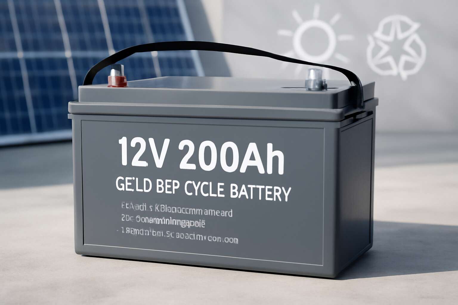 Power Your Off-Grid Adventures with the Reliable 12v 200ah Gel Deep ...