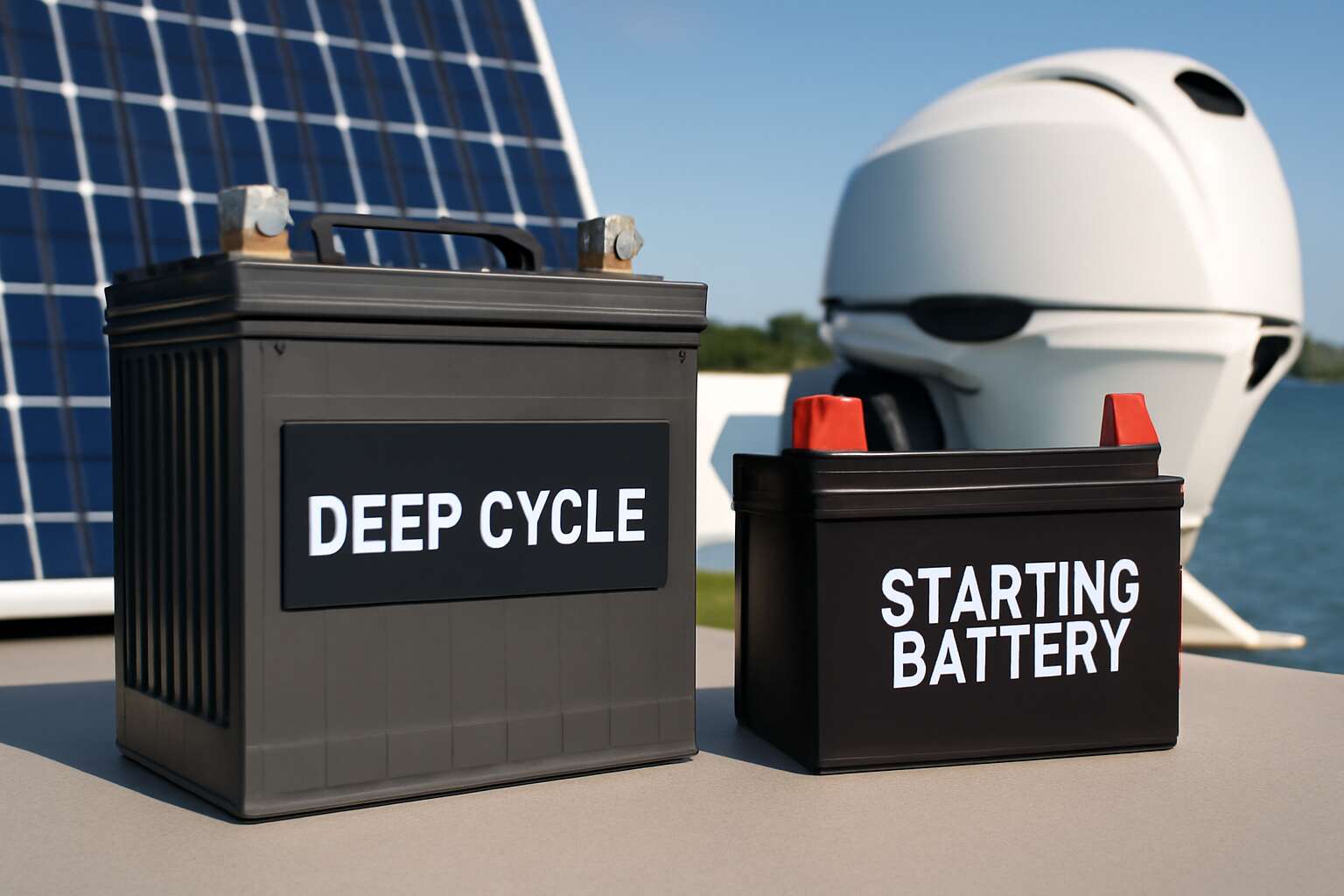 Deep Cycle Battery vs Starting Battery: Which One Powers Your ...